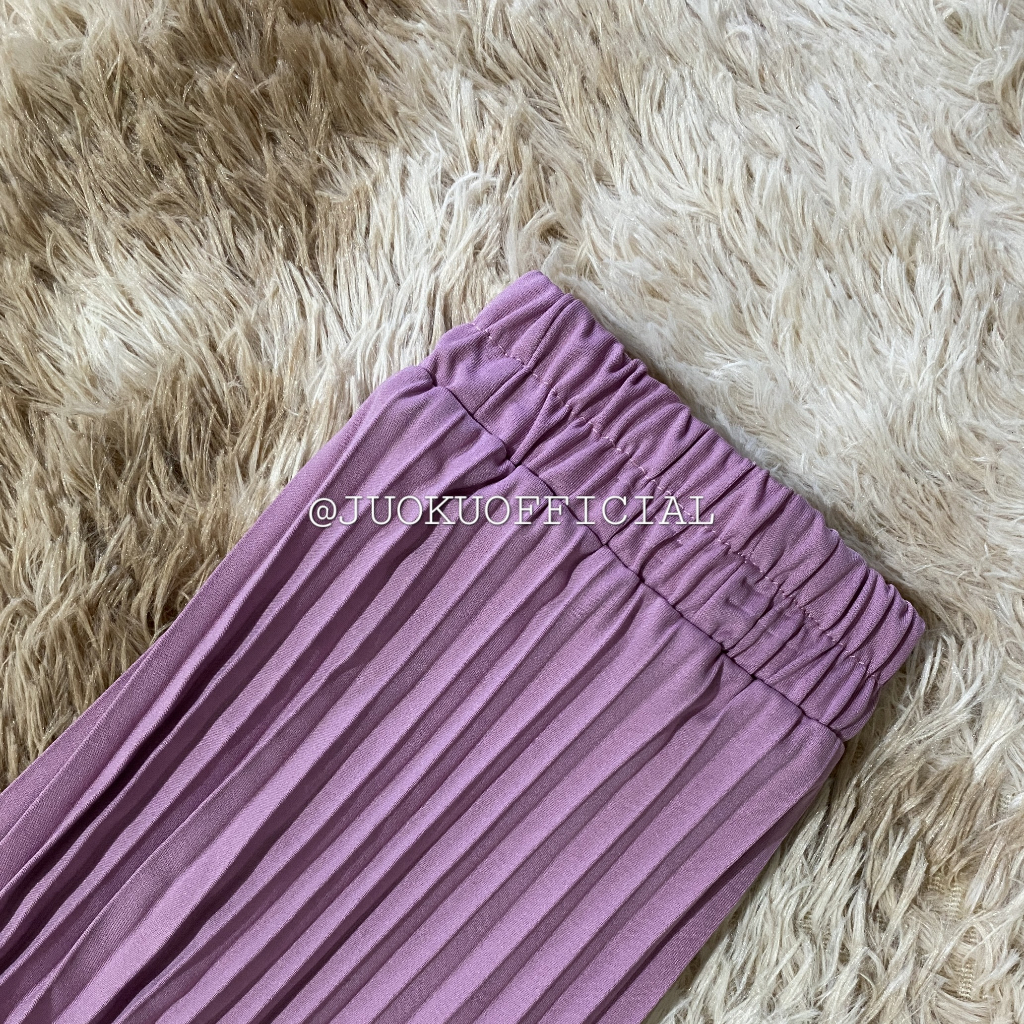 Jual Celana Kulot Plisket Midi / Celana Plisket Tanggung / Celana 7/8 ...