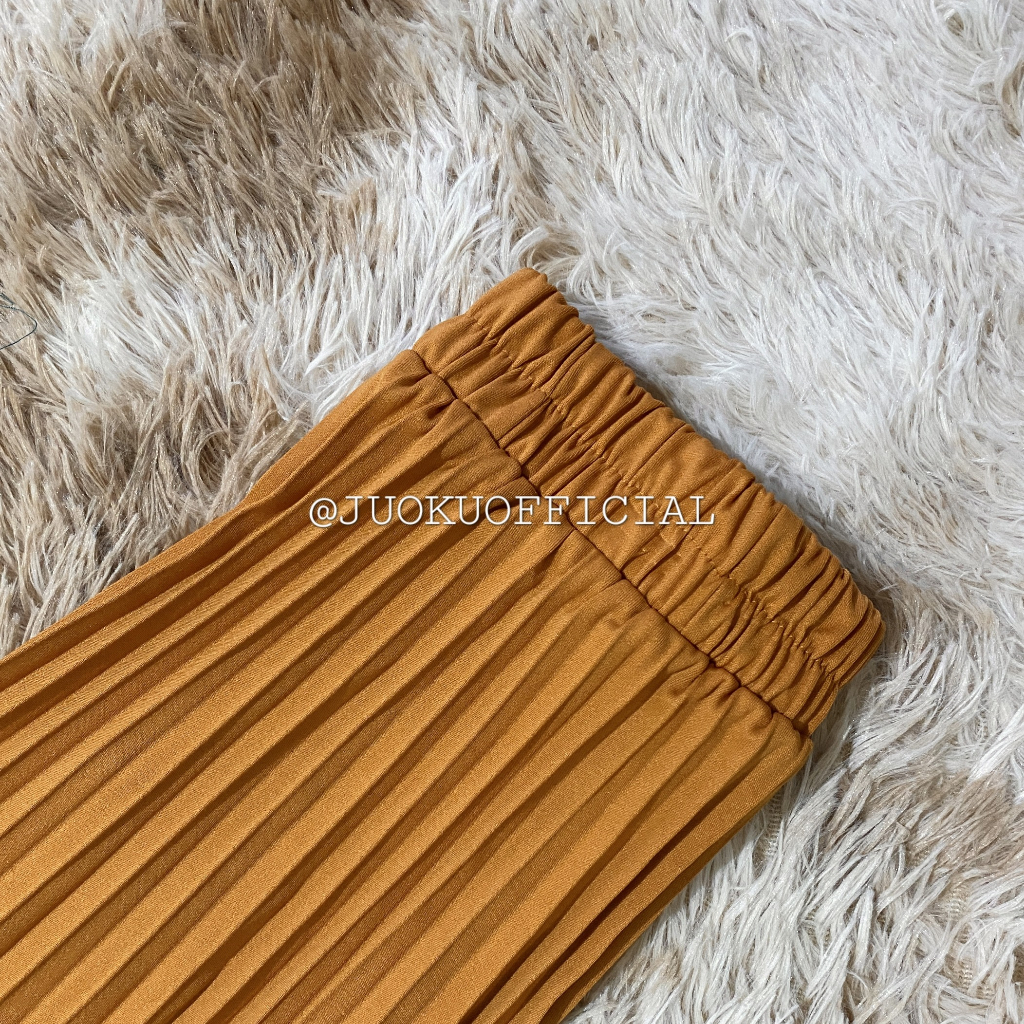 Jual Celana Kulot Plisket Midi / Celana Plisket Tanggung / Celana 7/8 ...