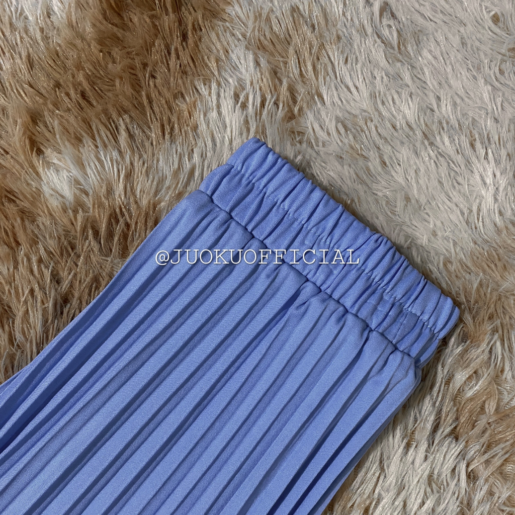 Jual Celana Kulot Plisket Midi / Celana Plisket Tanggung / Celana 7/8 ...
