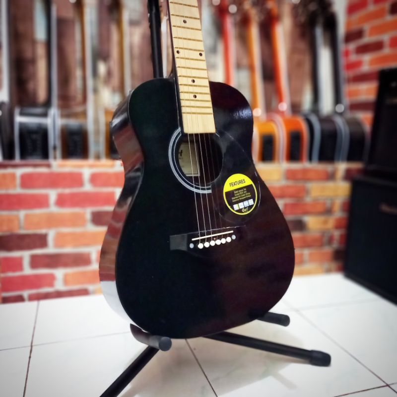 Jual Gitar Akustik Cort 3/4 Custom (Free Pik & Kunci L) | Shopee Indonesia