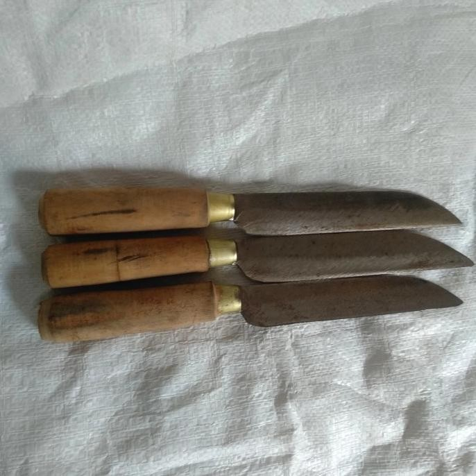 Jual Pisau Dapur Tajam Gagang Kayu Jawa / Pisau Jawa Gagang Kayu ...