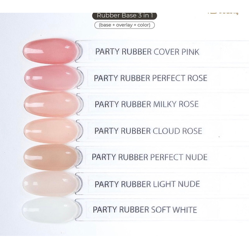 Jual PARTY! RUBBER BASE 3IN1 HALAL GEL MADE IN KOREA | Shopee Indonesia