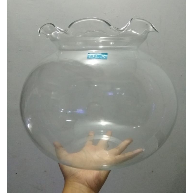 Jual Wadah kupon undian DLX fishbowl 10,5L mangkok ikan aquarium bulat ...