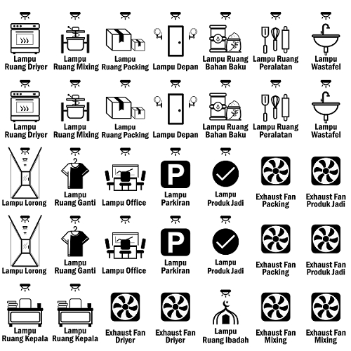 Jual Stiker Label Saklar Lampu | Stiker Label Switch Lampu | Stiker ...