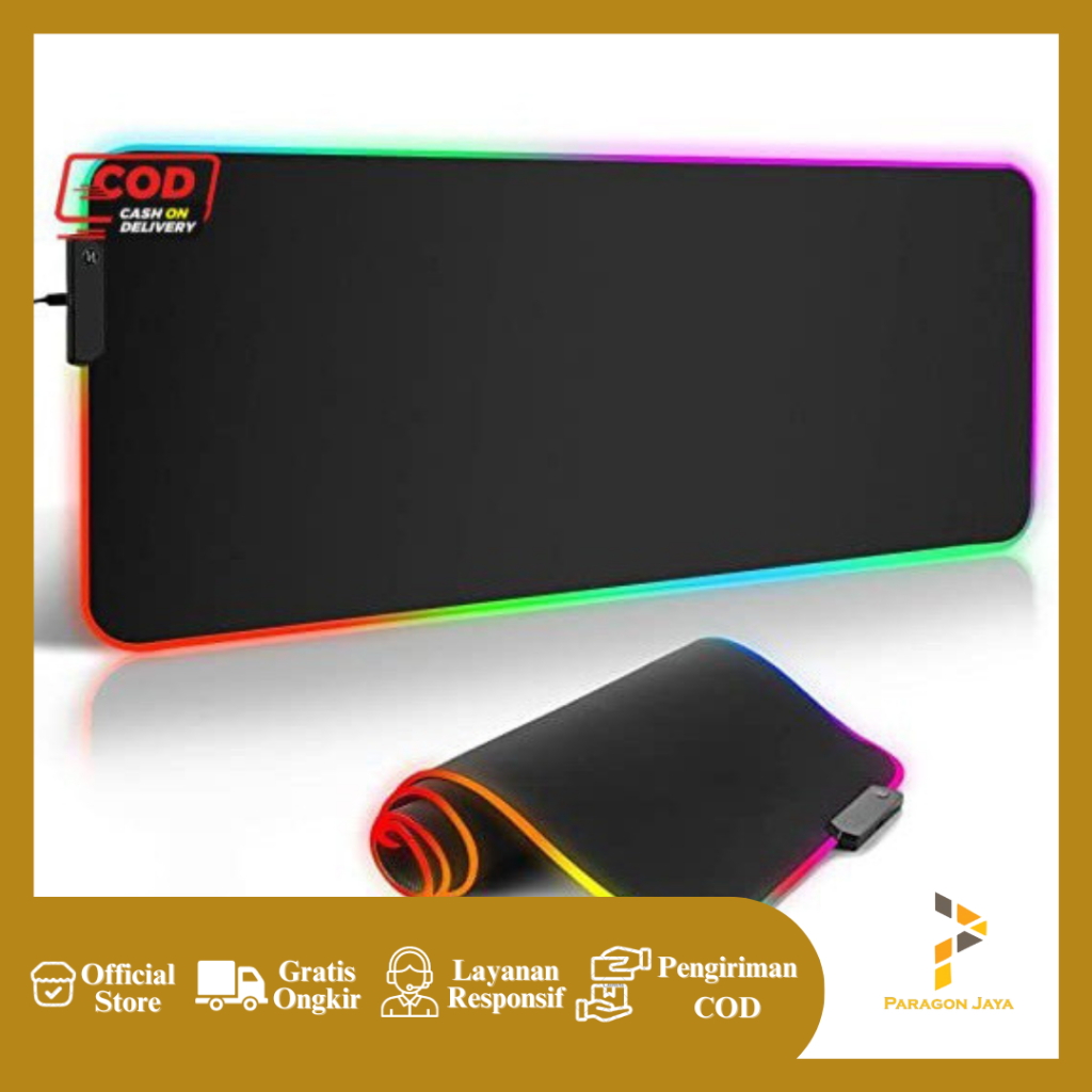 Jual Mouse Pad Razer Gaming Mousepad Illuminated Office Shortcut LED ...