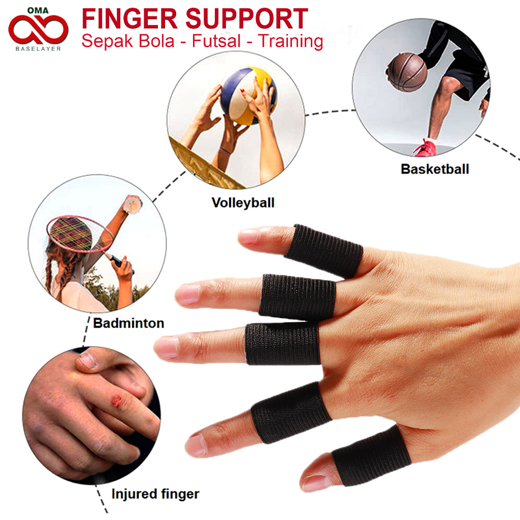 Jual Deker Jari Tangan Finger Support Voli Futsal Basket | Shopee Indonesia