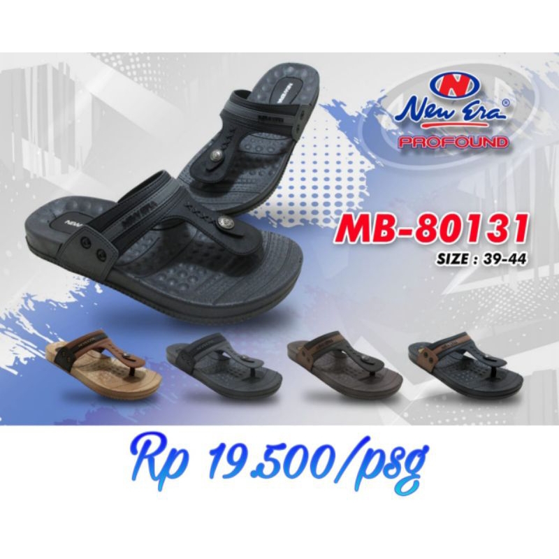 Jual SANDAL JAPIT KARET NEW ERA MB 80131 / 9953 100% ORIGINAL | Shopee ...