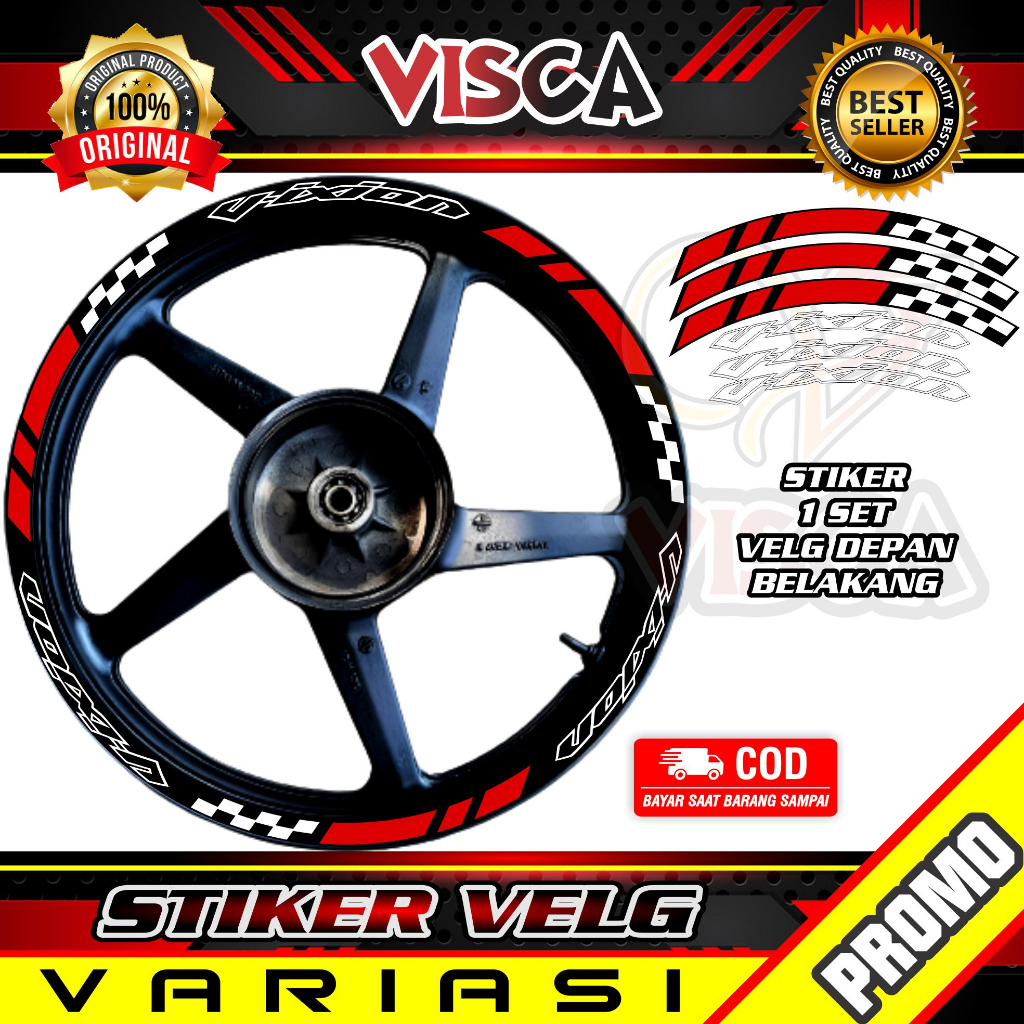 Jual Stiker Velg List Velg Motor Stiker Velg Sticker Velg Vixion Motif ...
