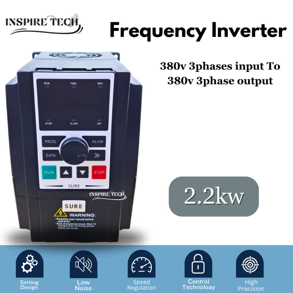 Jual Inverter 2.2KW 380v input 3phases input To 380v 3phase output ...