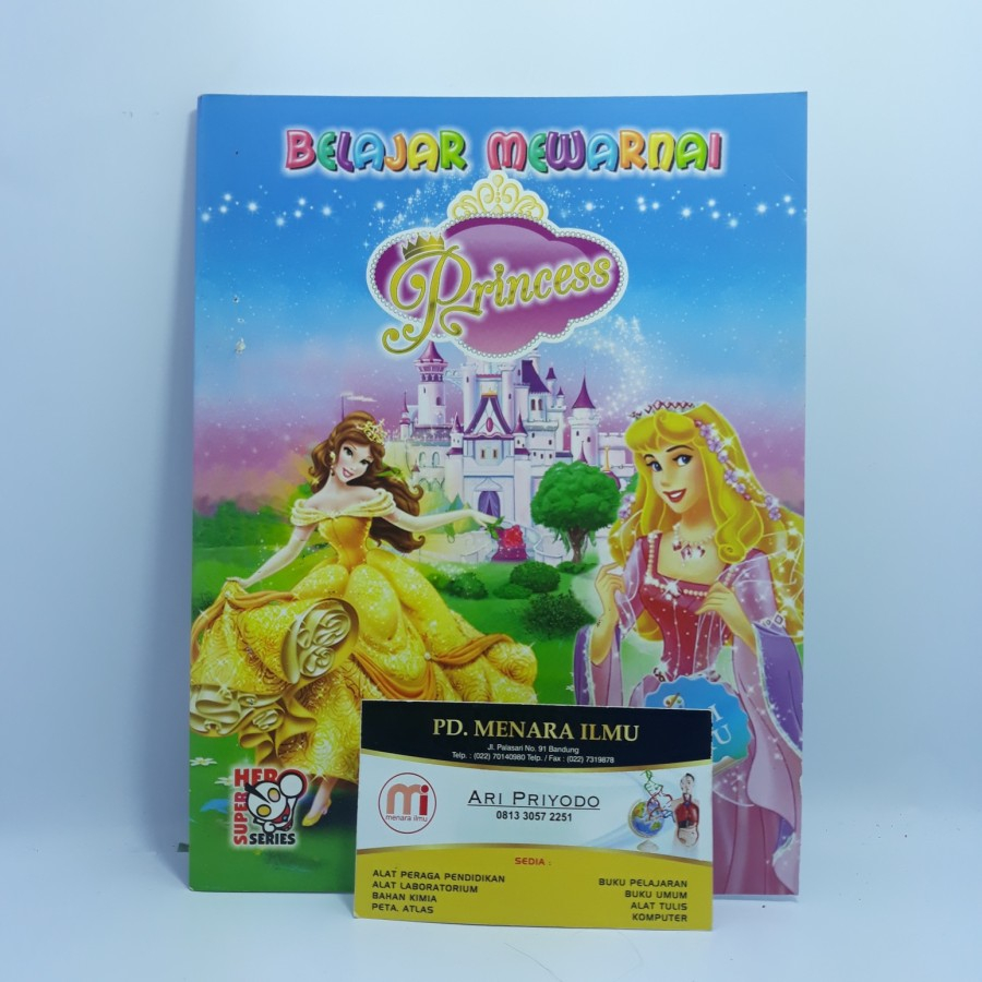 Jual BUKU ANAK BELAJAR MEWARNAI PRINCESS MAP PLUS | Shopee Indonesia