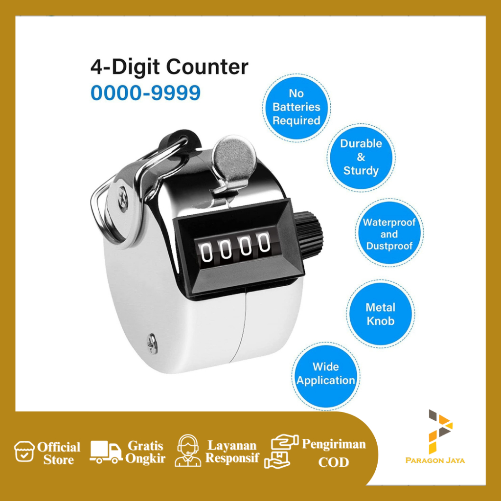 Jual Alat Hitung Hand Tally Counter Tasbih Counter | Shopee Indonesia