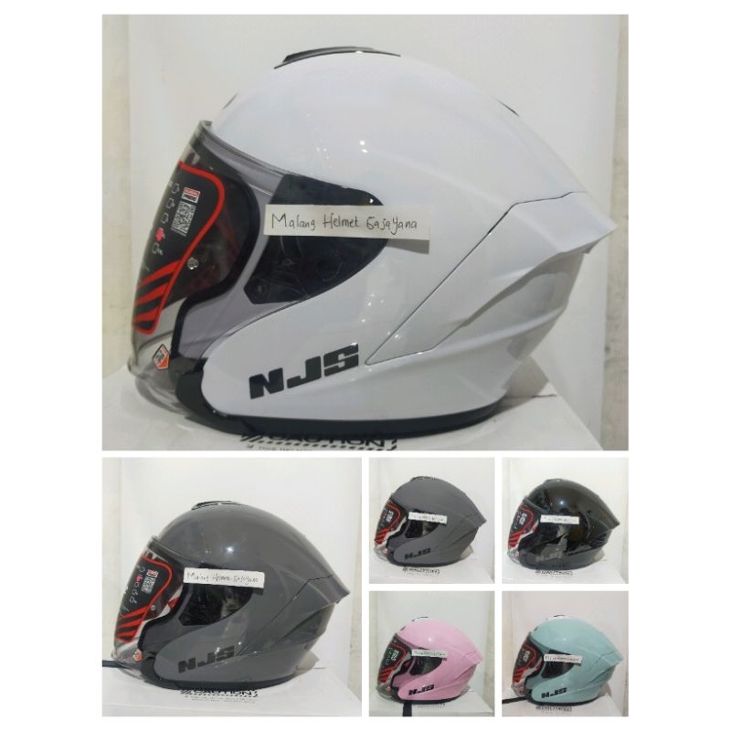 Jual HELM NJS KAIROZ SOLID ORIGINAL | Shopee Indonesia