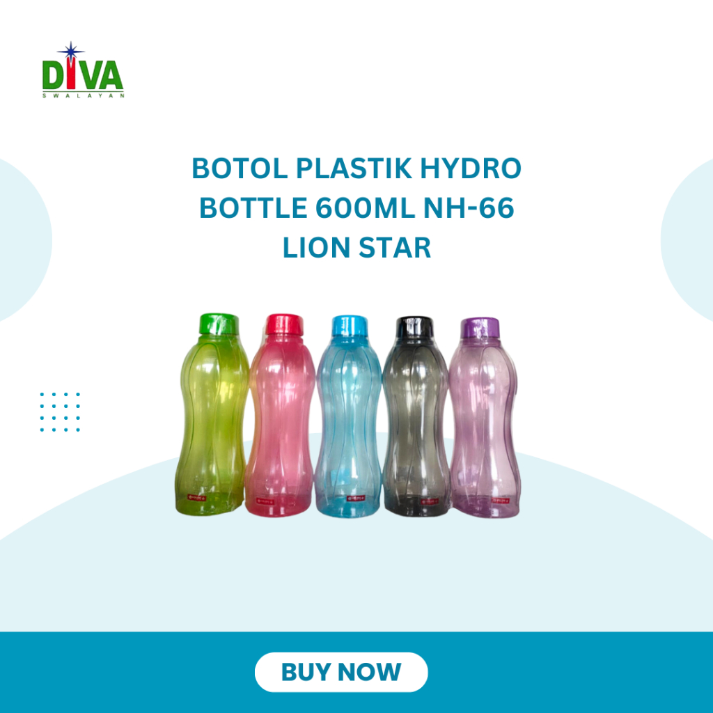 Jual Botol Plastik Hydro Bottle 600ml NH-66 Lion Star | Shopee Indonesia
