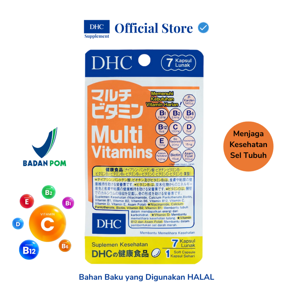 Jual DHC Supplement Multi Vitamins / Suplemen Makanan Multivitamin Daya ...