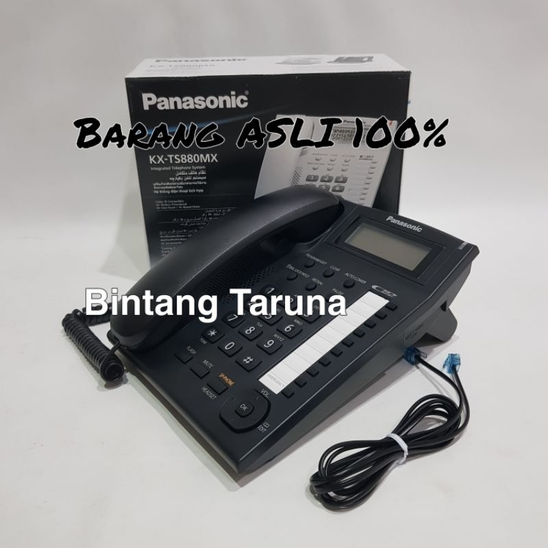 Jual Pesawat Telepon Panasonic KX-TS880MX Telpon Kabel Panasonic KX-TS880 Telepon Panasonic ...