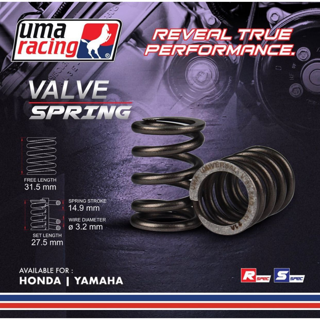 Jual PER KLEP UMA RACING 31.5MM SPRING VALVE UMA RACING 31.5MM BEBEK ...