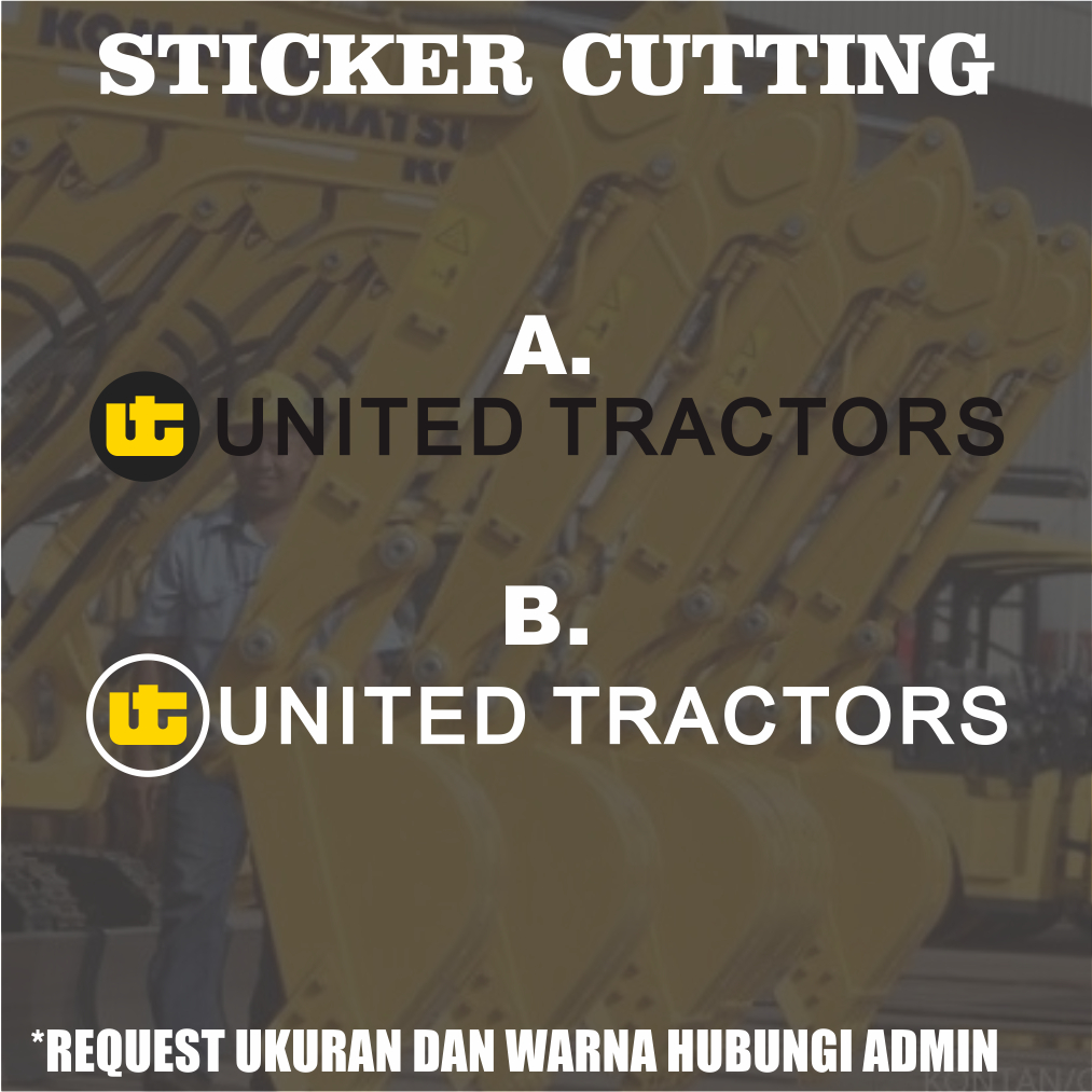 Jual Stiker Cutting United Tractors / Sticker Cutting | Shopee Indonesia
