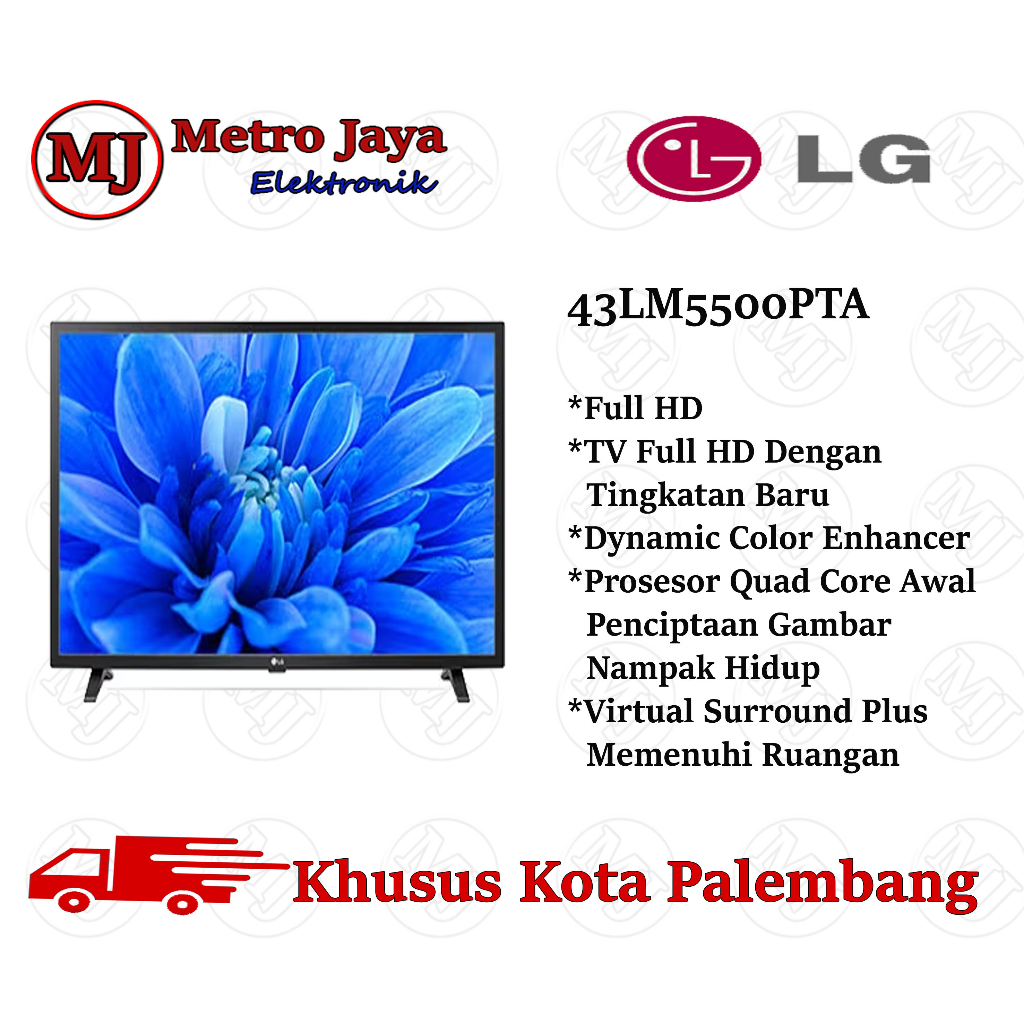 Jual LED TV 43 Inch LG 43LM5500PTA Full HD | Shopee Indonesia