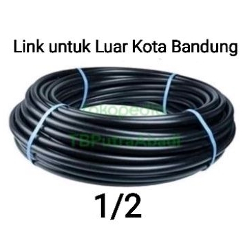 Jual Selang PE Hitam 1/2 inch Pipa HDPE 1/2" Selang PDAM Selang Hitam ...