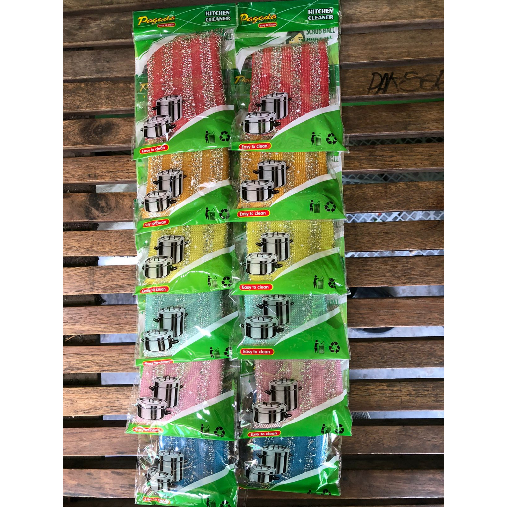 Jual SPONS PAGODA/SPONS CUCI PIRING-ISI 12 PCS | Shopee Indonesia