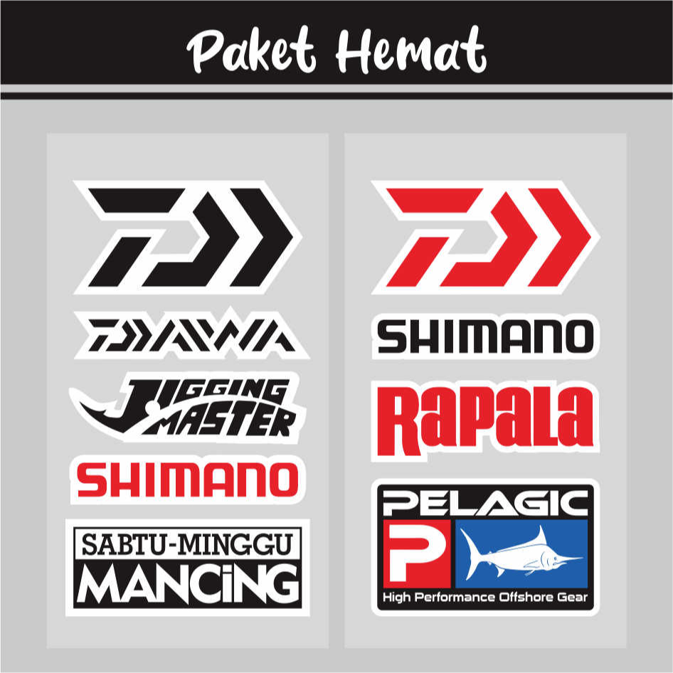 Jual Stiker Brand Pancing Premium - Sticker Brand Mancing untuk Lure ...