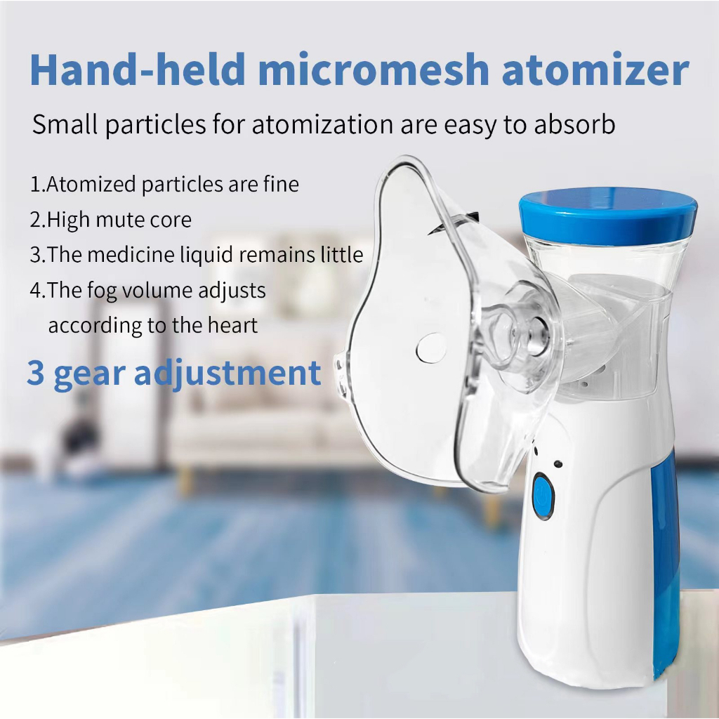 Jual Alat Uap Bantu Pernafasan Nebuliser Portable Mesh Nebulizer | Shopee Indonesia