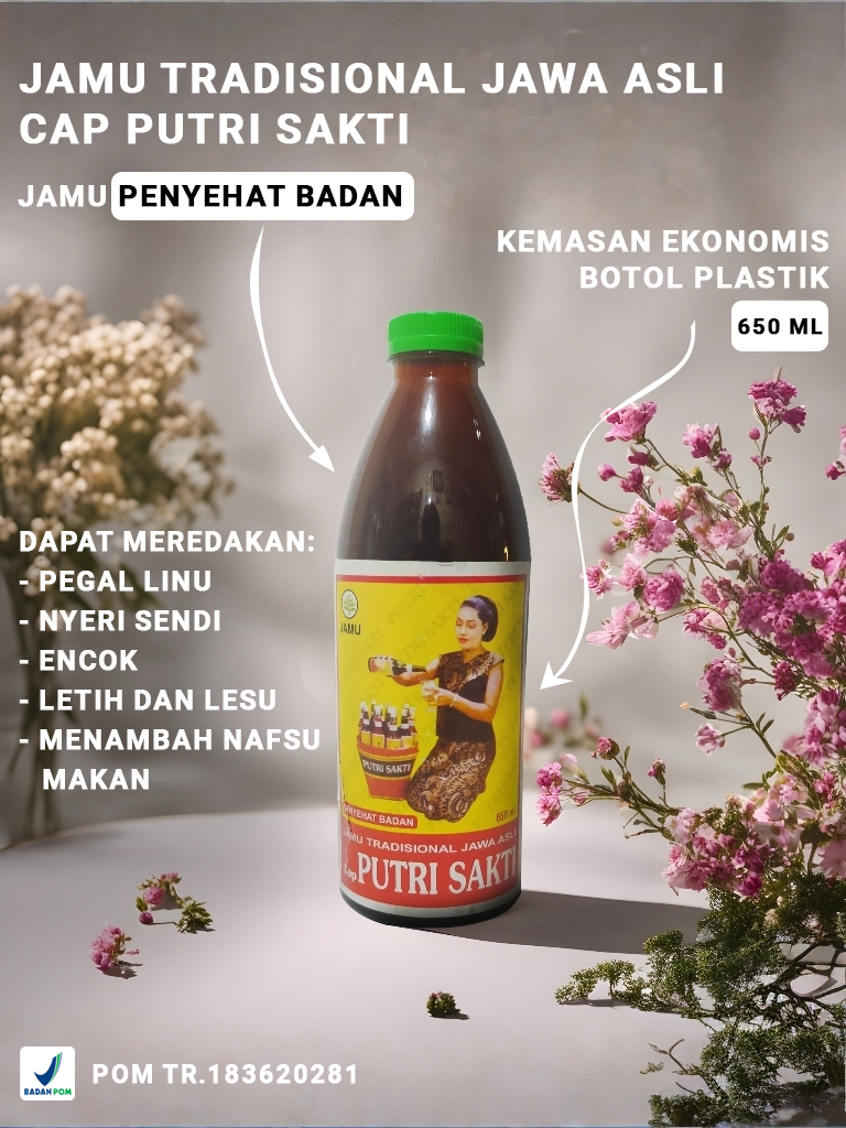 Jual Jamu Tradisional Jawa Asli Cap Putri Sakti Original Penyehat Badan ...