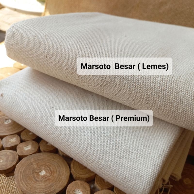 Jual Kain Kanvas Polos Natural Premium Bahan Craft Tas Sepatu I Canvas ...