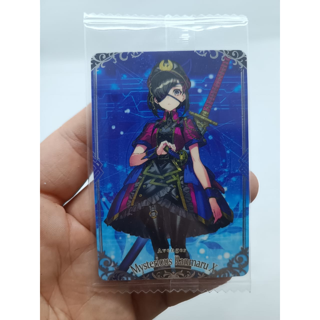 Jual Fate Grand Order FGO Avenger Mysterious Ranmaru X Bandai Wafer ...