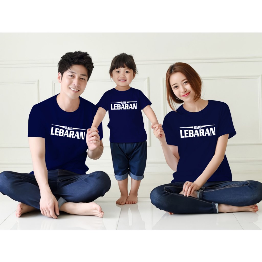 Jual Kaos Couple Family Kaos Lebaran / Kaos Seragam Keluarga Baju ...