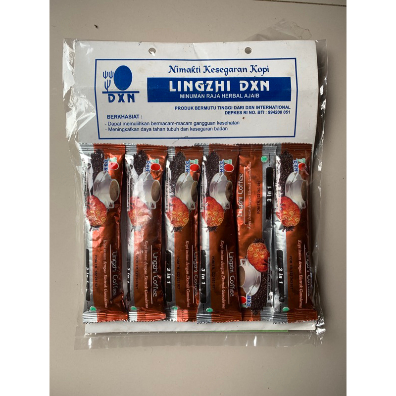 Jual Kopi Lingzhi DXN ( 6 Sachet ) | Shopee Indonesia