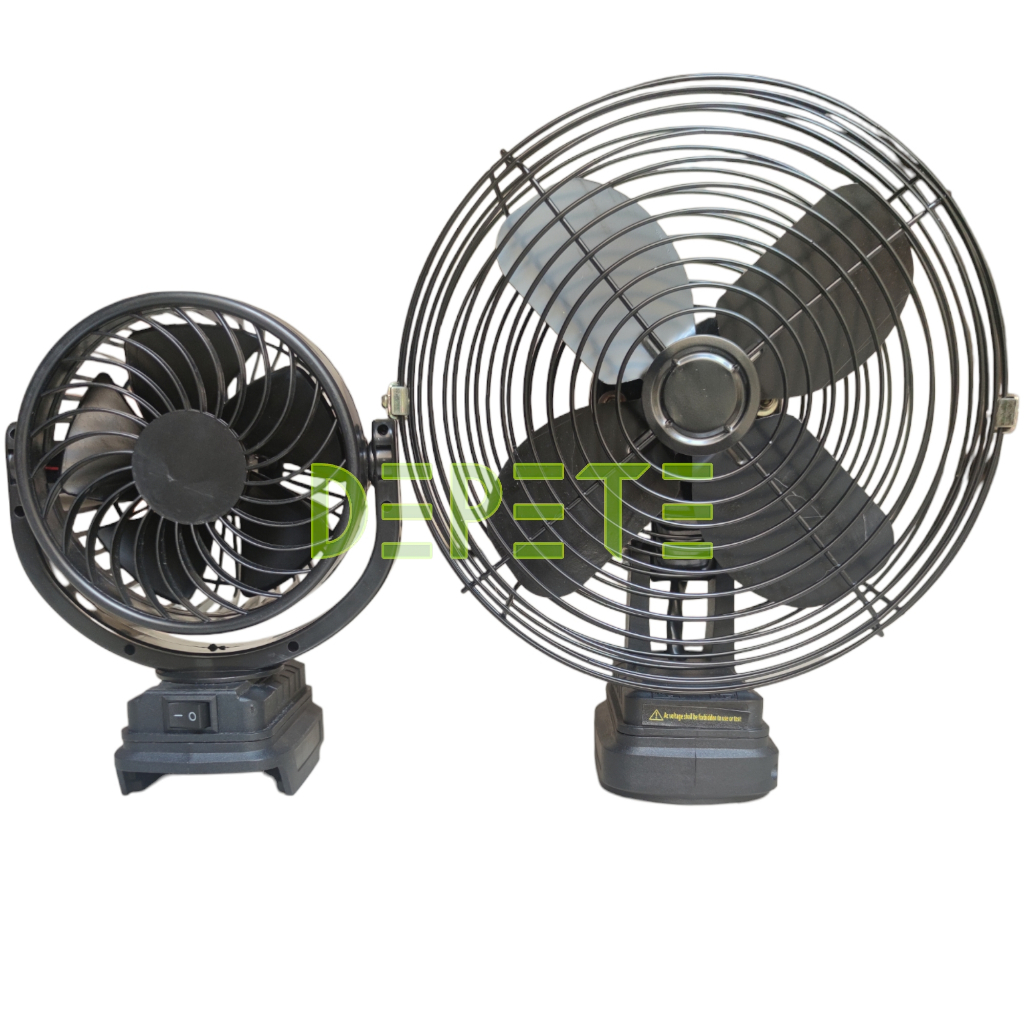 Jual Kipas Angin Meja Portable DEPETE D102 5" 6" 8" Rechargeable Cocok dgn Baterai LXT | Shopee ...