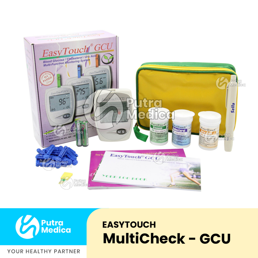 Jual Easytouch GCU 3in1 Alat Cek Gula Darah, Kolesterol & Asam Urat ...