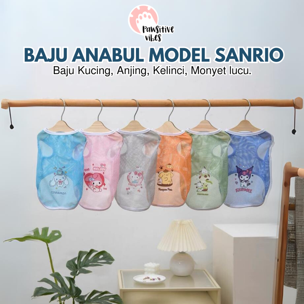 Jual Baju Kucing dan Baju Anjing Sanrio - Kaos Kucing Anjing Kartun ... Jual Baju Kucing dan Baju Anjing Sanrio - Kaos Kucing Anjing Kartun ...