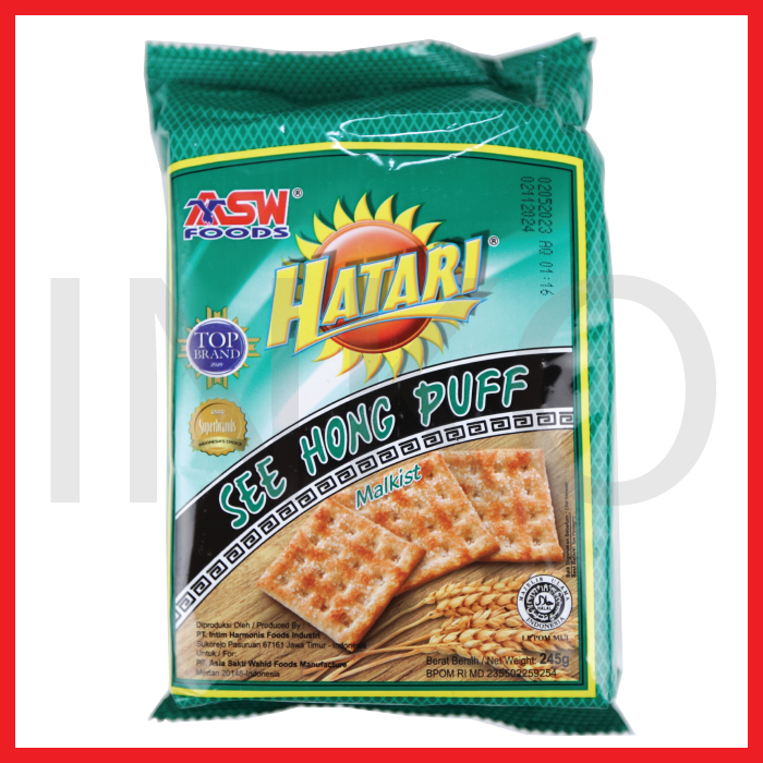 Jual HATARI SEE HONG PUFF MALKIST NEW 245GR | Shopee Indonesia