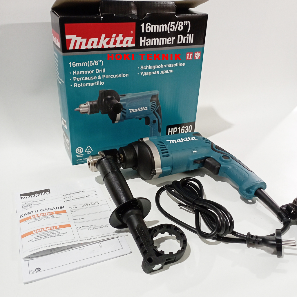 Jual Mesin Bor Beton Makita HP1630 Impact Drill 13 mm | Shopee Indonesia