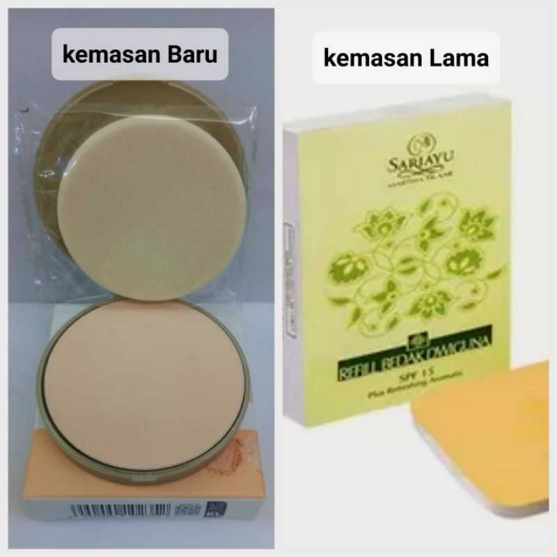 Jual SARIAYU REFILL BEDAK TWO WAY CAKE DWIGUNA SPF 15 | Shopee Indonesia