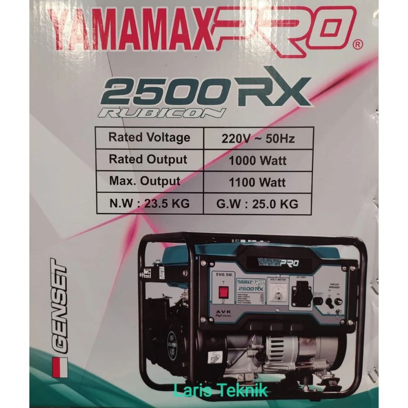 Jual Yamamax pro 2500RX genset 1000watt 4 tak / mesin generator /bensin listrik | Shopee Indonesia