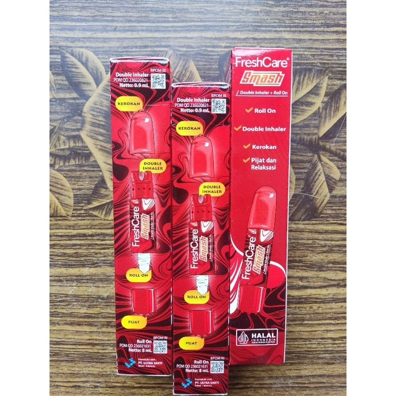 Jual FreshCare Smash Double Inhaler + RollOn / FreshCare Smash Minyak ...