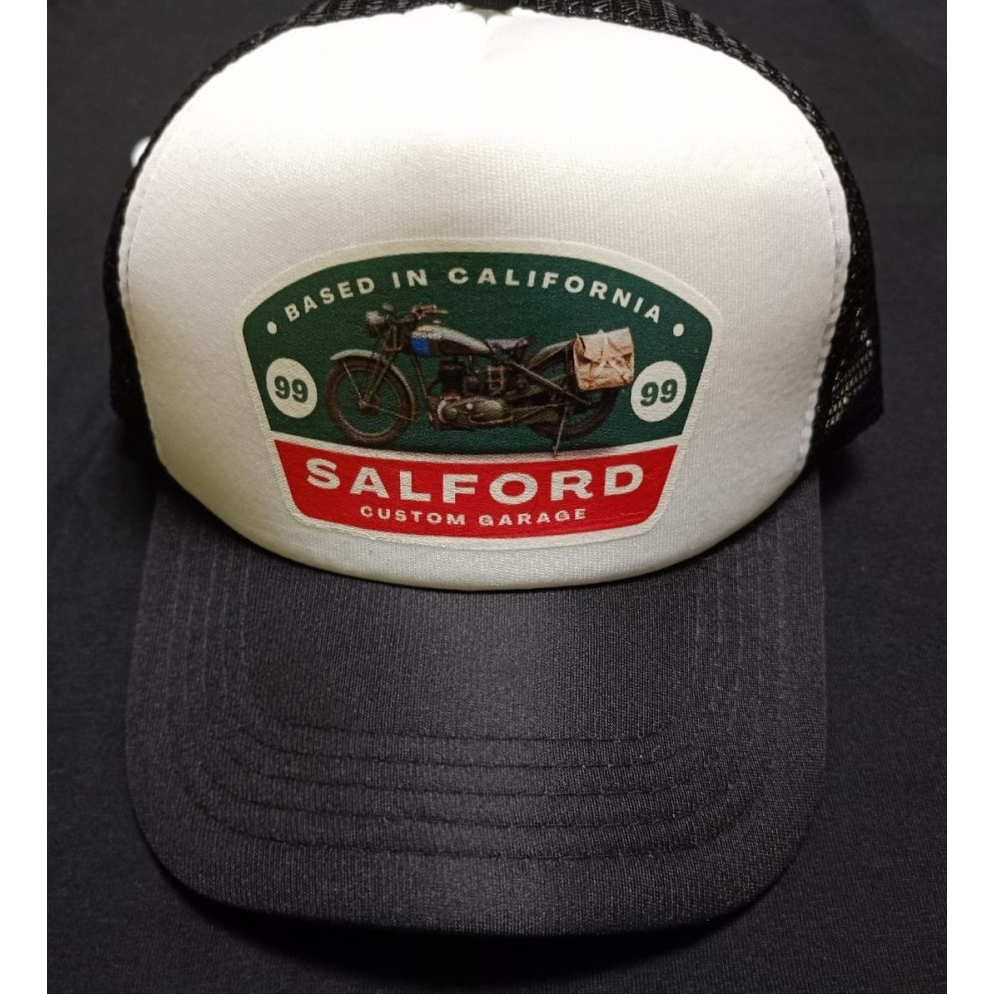 Jual TOPI TRUCKER (WARNA KOMBINASI PUTIH,HITAM) | Shopee Indonesia