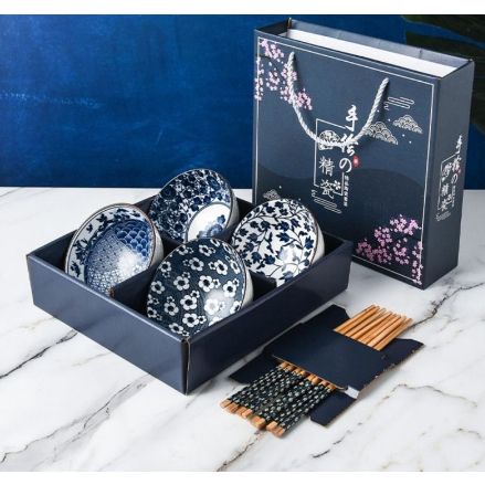 Jual free packing set premium peralatan makan porselen /Mangkok set ...