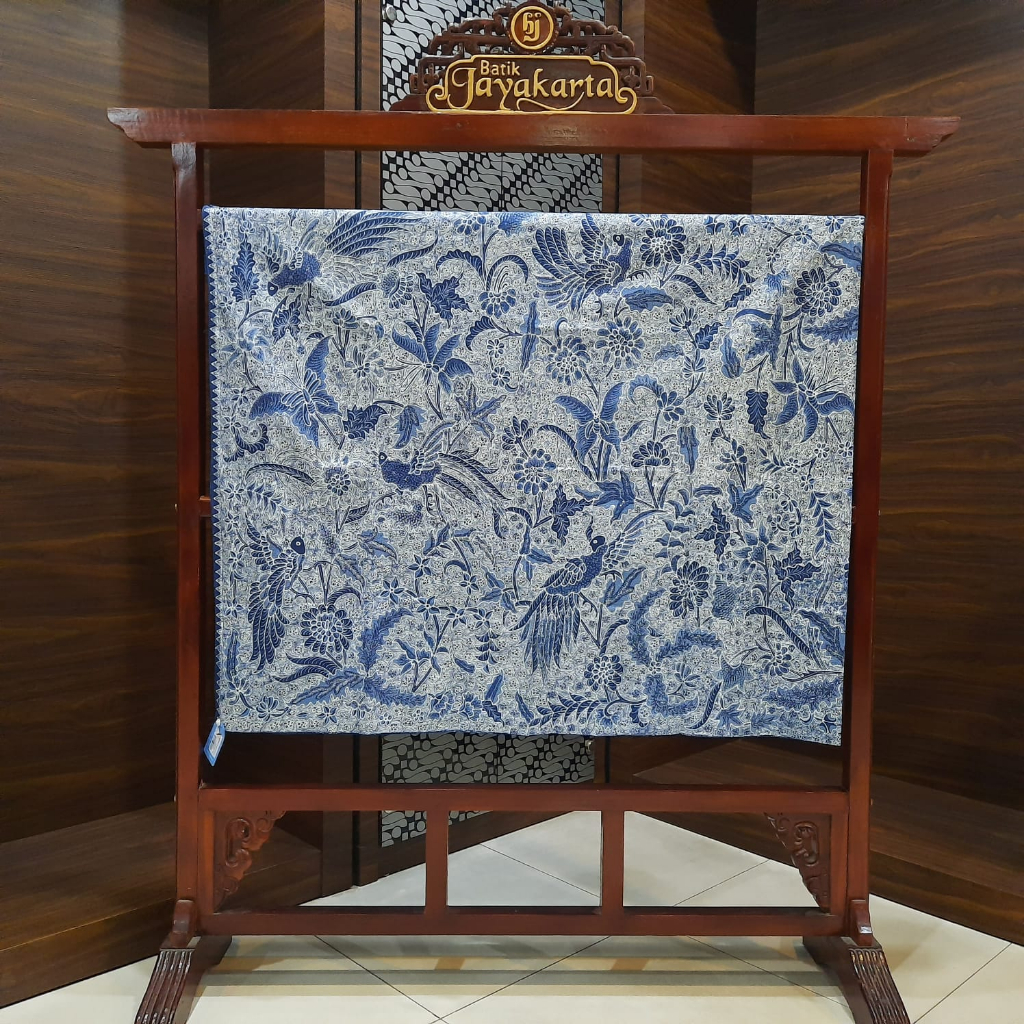 Jual Kain Batik Tulis Indigo Solo Biru Putih Katun Primisima | Shopee ...