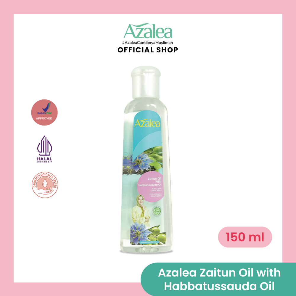 Jual Azalea Zaitun Oil with Habbatussaudah Oil 150 ml | Shopee Indonesia