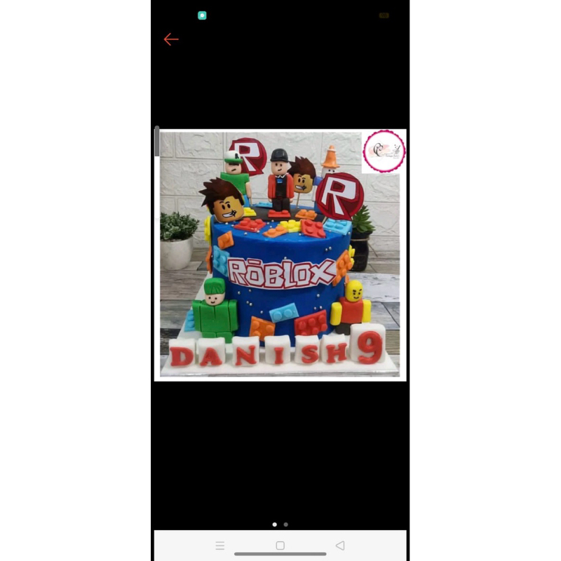 Jual custome cake roblox d20 | Shopee Indonesia