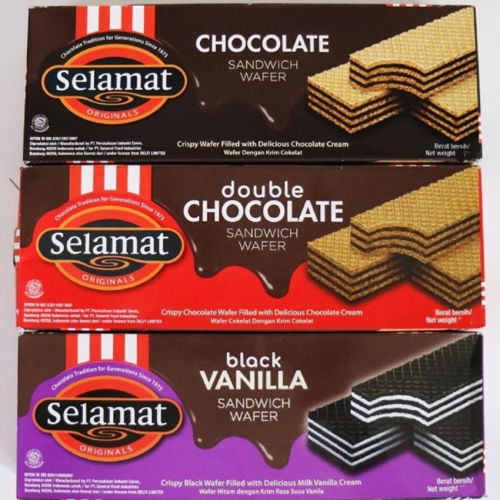 Jual Selamat Originals Wafer 145 gr gram | Shopee Indonesia