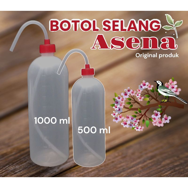 Jual BOTOL SELANG kempotan wadah air minum burung asena 500 ml dan 1000 ...