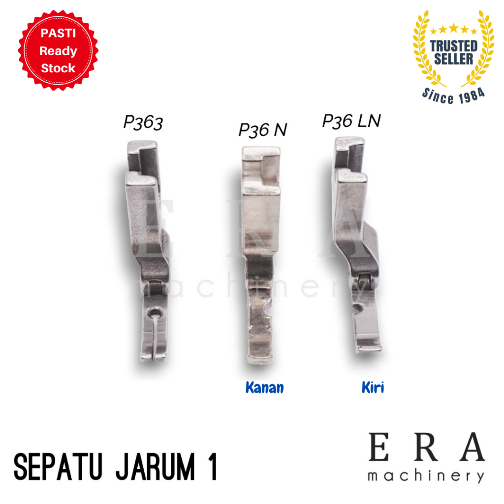 Jual Sepatu jahit Zipper P363 / P36N / P36LN presser foot Zipper ...
