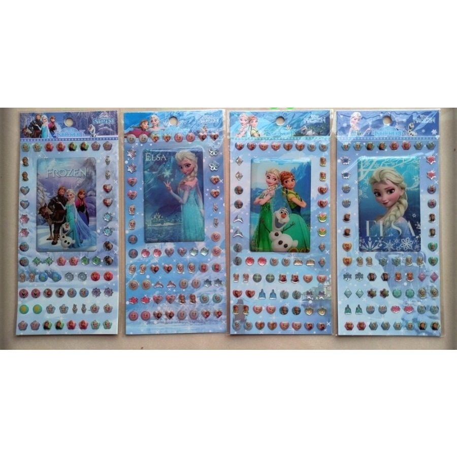 Jual Mainan Anak Stiker Sticker Tempel Princess Anna Elsa Frozen ...