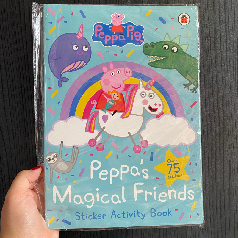 Jual PEPPA PIG sticker activity book mermaid unicorn underwater friends ...
