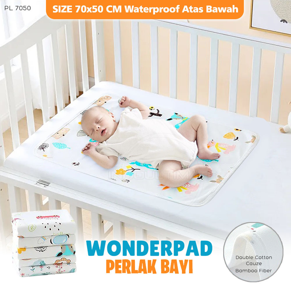 Jual Perlak Bayi Waterproof Perlak Kasur Anti Ompol Wonderpad Alas ...